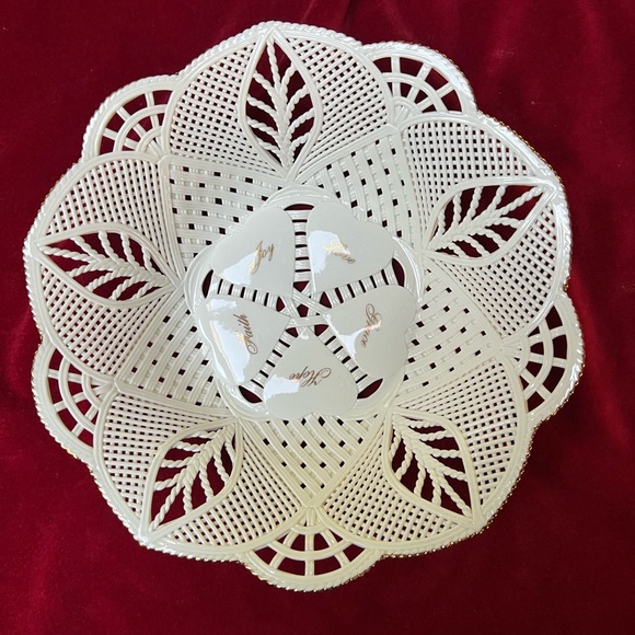 Ramex | Accents | Extraordinary Rare Reticulated White Bone China Bowl From Romania 200 | Poshmark
